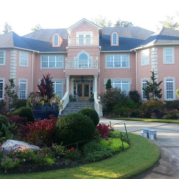 Peach Exterior Paint Color - Photos & Ideas | Houzz