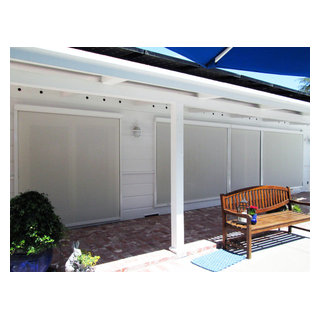 Retractable Sun Screens - Doors - Traditional - Exterior - San ...