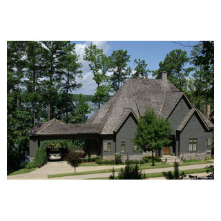 Ridge House-Custom Lake Home - Rustic - Exterior - Birmingham - by ...