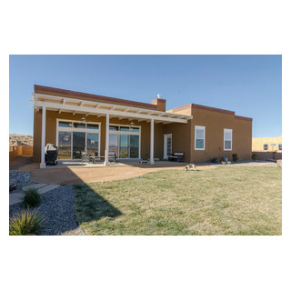 Rio Rancho Custom Home Build - Sud-Ouest Américain - Façade ...