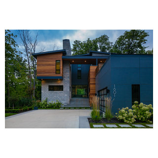 Rochester Residence - Modern - Exterior - Detroit - by Roger J. Berent ...