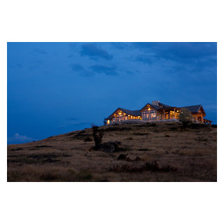 Rocky Mountain Log Homes - A Place to Gather - Rustic - Exterior ...