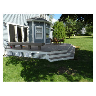 Rot proof Azek deck - Traditional - Exterior - Boston - by Livingston ...
