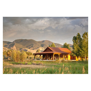 Ruby River Cabin - Farmhouse - Exterior - Other - by StoneHorse Design ...