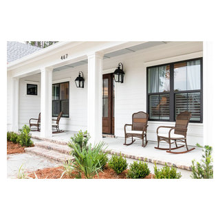 Rustic Coastal Farmhouse - Farmhouse - Exterior - Atlanta - by Southern ...