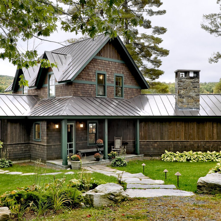 Cabin Exterior Color Scheme - Photos & Ideas | Houzz