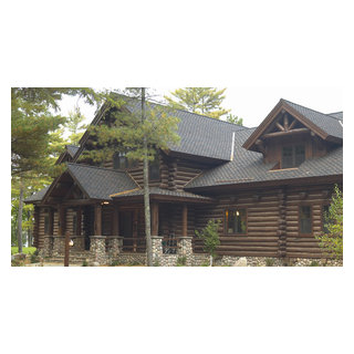 Rustic Lodge - House Exterior - Milwaukee - by Brass Light Gallery ...