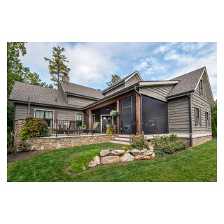 Rustic Ramble Cottage - Exterior - Other - by Dillard-Jones Builders ...