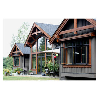 Rustic Timbers - Rustic - Exterior - Vancouver - by Willson Design | Houzz