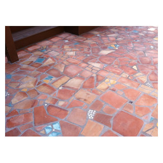 Saltillo tile mosaic - Southwestern - Exterior - Los Angeles - by Plant ...
