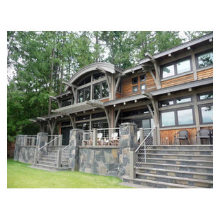 Samuelson Timberframe Design - Contemporary - Exterior - Calgary - by ...