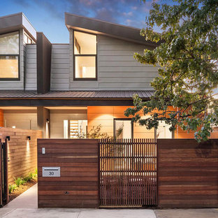 75 Beautiful Duplex Exterior with a Clipped Gable Roof Pictures & Ideas ...