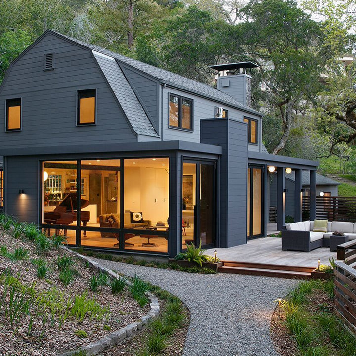 Foton och idéer för moderna hus, med mansardtak - July 2025 | Houzz SE