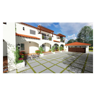 Santa Ana Home Renovation + Addition - Mediterranean - Exterior - Los ...