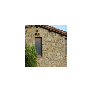 Santa Barbara Sandstone "Rubble" - Traditional - Exterior - Orange ...