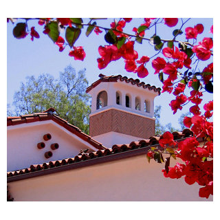 Santa Barbara style Spanish Chimney - Mediterranean - Exterior - Santa ...