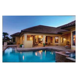 Sater Design Collection's 8052 "Caprina" Home Plan - Méditerranéen ...