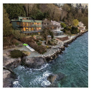Seahurst Waterfront Residence, Seattle WA - Modern - House Exterior ...