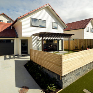 75 Beautiful Semi-detached House with Wood Cladding Ideas & Designs ...