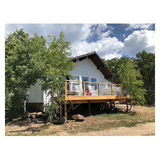 Shabby run down cabin reimagined to a Modern Steamboat cottage - Modern ...