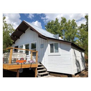 Shabby run down cabin reimagined to a Modern Steamboat cottage - Modern ...