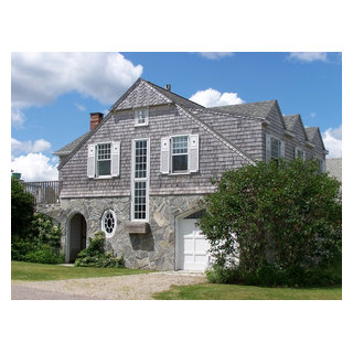 Shingle Style Carriage House - Traditional - Exterior - Portland Maine ...