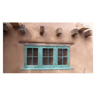 Shop made windows to replace original windows that had rotted ...