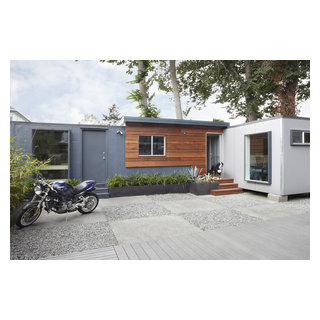 modern industrial live work compound - Contemporary - Exterior - San ...