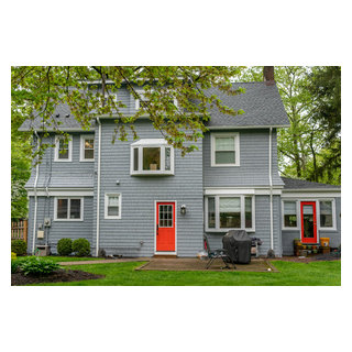 Silver Siding Brings Out The Natural Beauty Of South Orange Home ...
