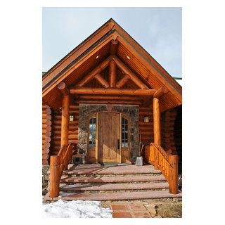 Silverthorne Hybrid Log Solar - Rustic - Exterior - Denver - by ...
