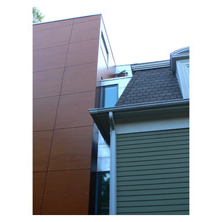 slot between existing house and modern addition - Modern - House ...