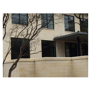 Smooth Cut Stone - Modern - Exterior - Dallas - by Clay Structures | Houzz