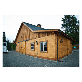 Snohomish Barn With Office - Traditional - Exterior - Seattle - by DC ...