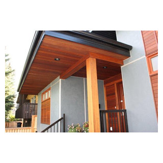 Soffit, Siding, & Front Door - Traditional - Exterior - Calgary - by ...