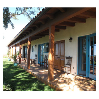 Spanish Hacienda Homestead - Southwestern - Exterior - Santa Barbara ...