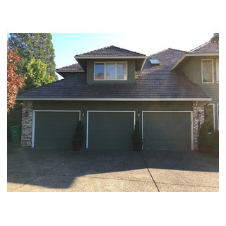 Spanish round modern gutters - Transitional - Garage - Portland - by ...