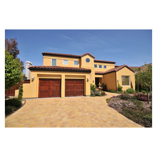 Spanish Style Home with Window World TX Windows and Garage Doors ...