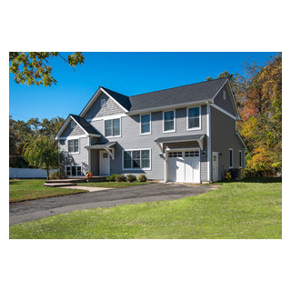 Split Level Addition - Front elevation - Di transizione - Facciata ...