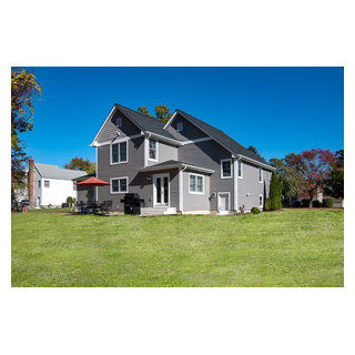 Split Level Addition - Rear elevation - Transitional - Exterior - New ...