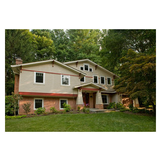 Split Level Craftsman - Arts & Crafts - House Exterior - DC Metro - by ...