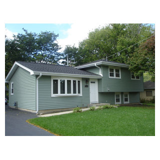 Split Level with all the exterior upgrades - Midcentury - Exterior ...