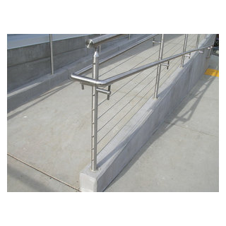 Stainless steel cable railing systems - Modern - Exterior - Seattle ...