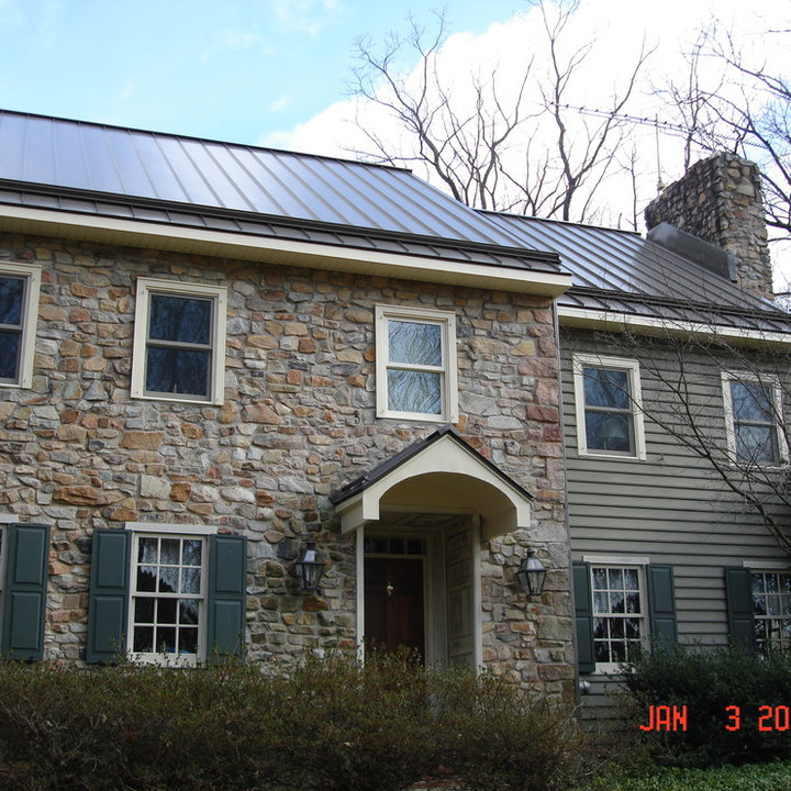 Dark Bronze Metal Roof - Photos & Ideas | Houzz