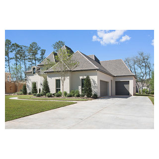 Stately Traditional Meets Modern Living - Transitional - Exterior - New ...