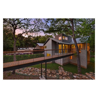 Steel Entry Bridge - Modern - Exterior - Austin - by User | Houzz