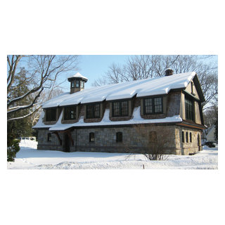 Stone & Shingle Carriage House - Traditional - Exterior - Boston - by ...