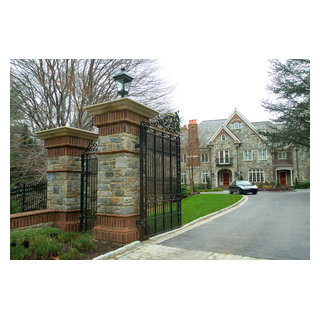Stone gate entry - Traditional - Exterior - Philadelphia - by OMNIA ...