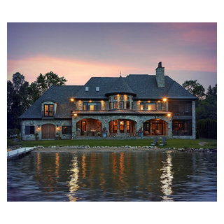 Stone Lake House - Traditional - Exterior - Detroit - by VanBrouck ...