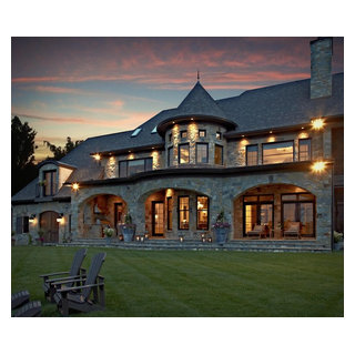 Stone Lake House - Traditional - Exterior - Detroit - by VanBrouck ...