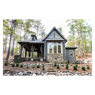 Stoney Ridge Lake Cabin - Rustic - Exterior - Birmingham - by Frusterio Design, Inc. | Houzz